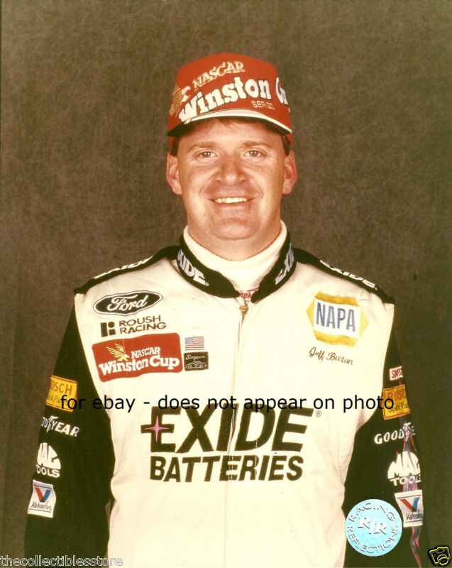 JEFF BURTON EXIDE BATTERIES NAPA NASCAR 8 X 10 PHOTO | eBay
