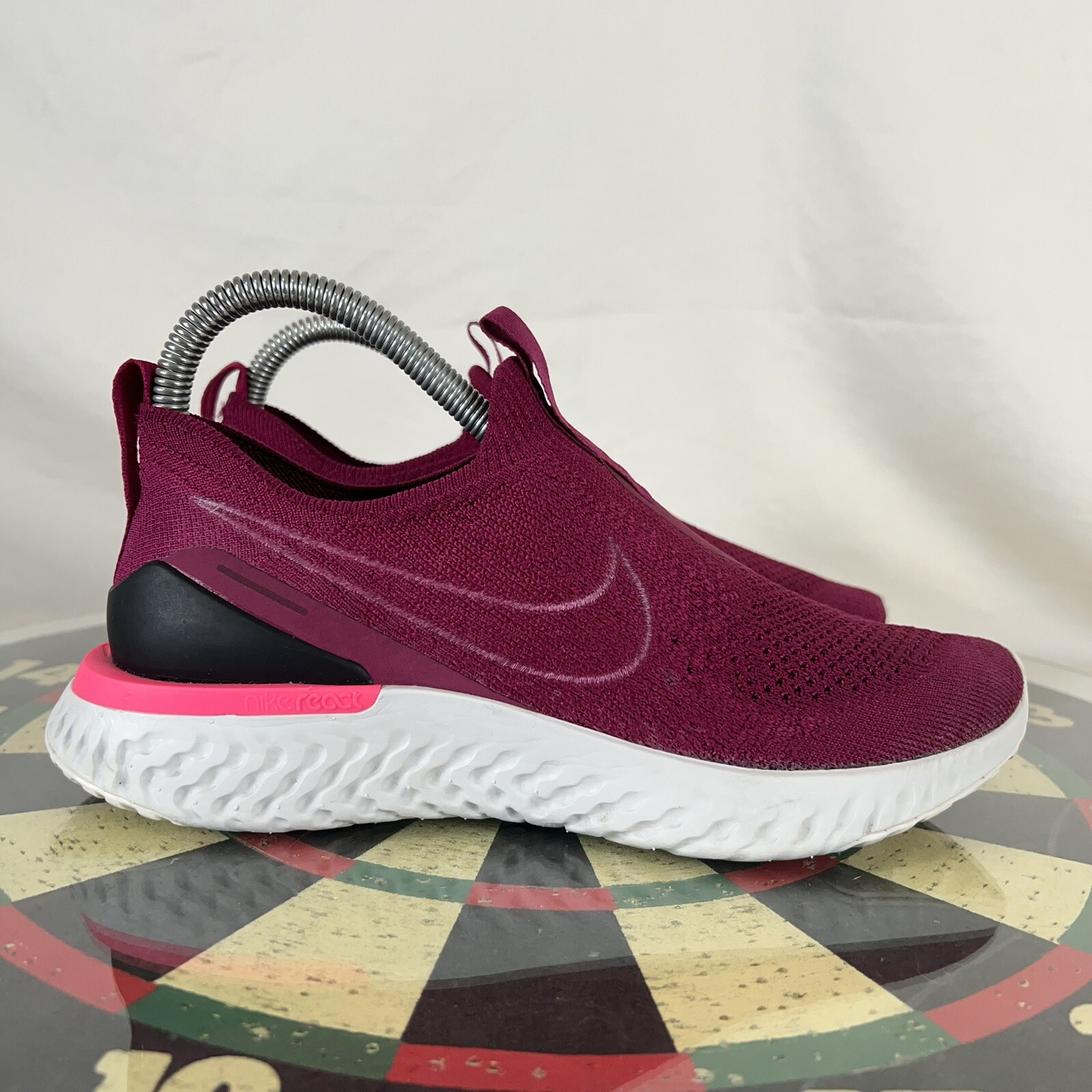 Nike Epic Phantom React FK Raspberry Red Running Shoe… - Gem