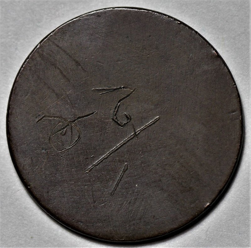 1806 Draped Bust Half Cent - Altered/Graffiti - US 1/2c Copper Coin | eBay