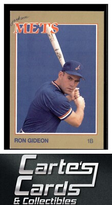 Ron Gideon 1988 Grand Slam Jackson Mets #1 New York Mets | eBay