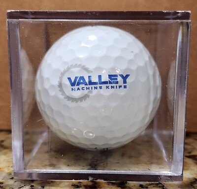 Valley Machine Knife Logo Golf Ball-Titleist (In display case) | eBay
