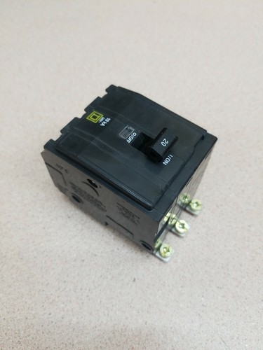 SQUARE D QOB320 3 POLE 20 AMP CIRCUIT BREAKER | eBay