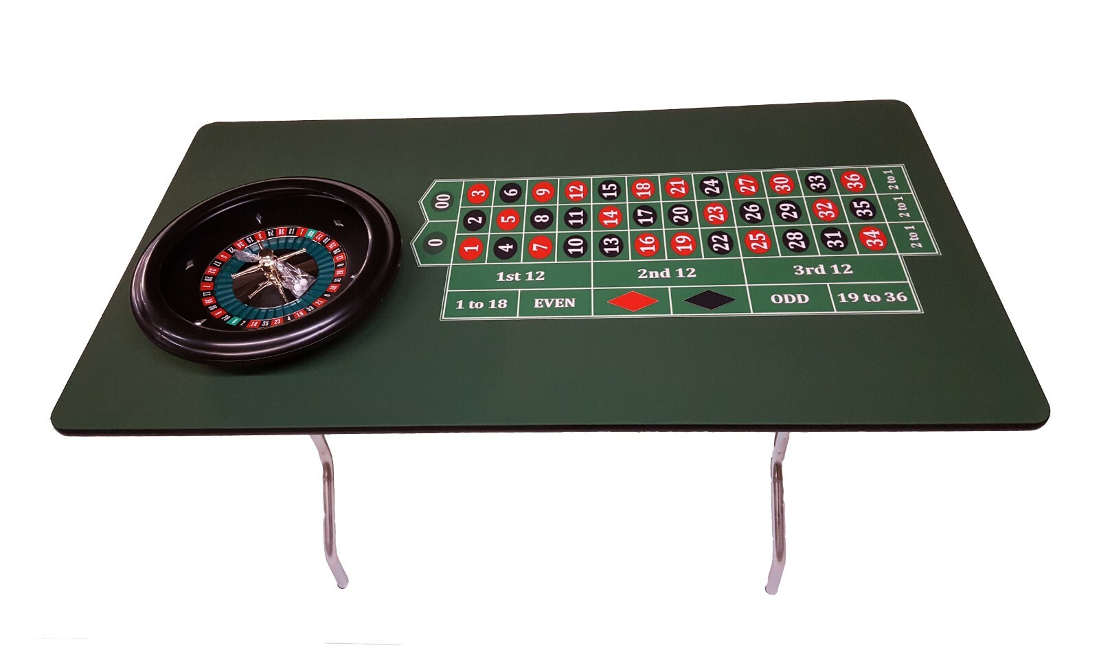 18 Inch Black Molded Plastic Roulette Wheel Made In USA by ACEM Casino ...