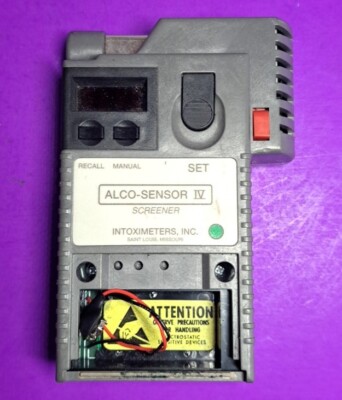 Alco-sensor IV Intoximeter Breathalyzer BAC Alcohol Meter FOR PARTS | eBay