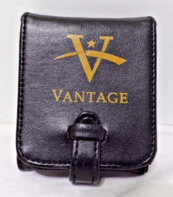 Folding Leather Travel Alarm Clock By VANTAGE With Quartz Movement ...