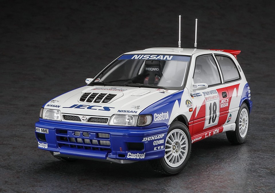 Hasegawa 1/24 Nissan Pulsar (RNN14) GTI-R 1991 AcroPolis Rally Plastic ...
