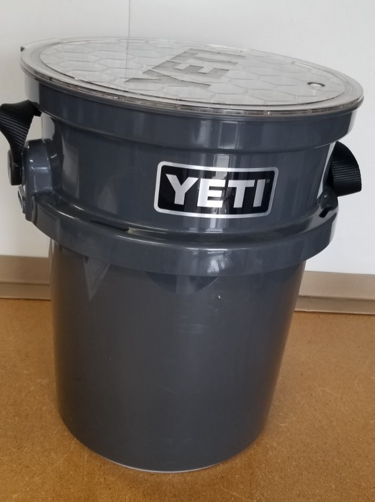 Yeti Load Out 5-Gallon Charcoal Bucket with Clear Lid | eBay