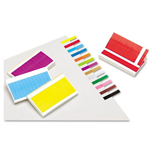 Redi-Tag Removable/Reusable Page Flags 13 Assorted Colors 240 Flags ...