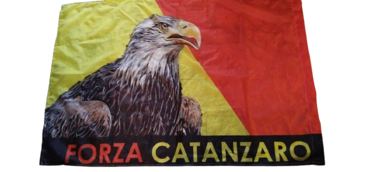 Flag Football Forza Catanzaro Ultras Stadium Gift Supporter Giallorosso ...