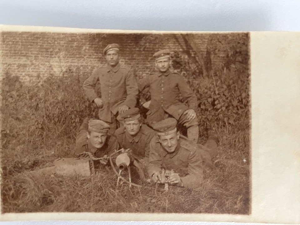 RPPC WW1 German Machine Gun Squad 08 | eBay