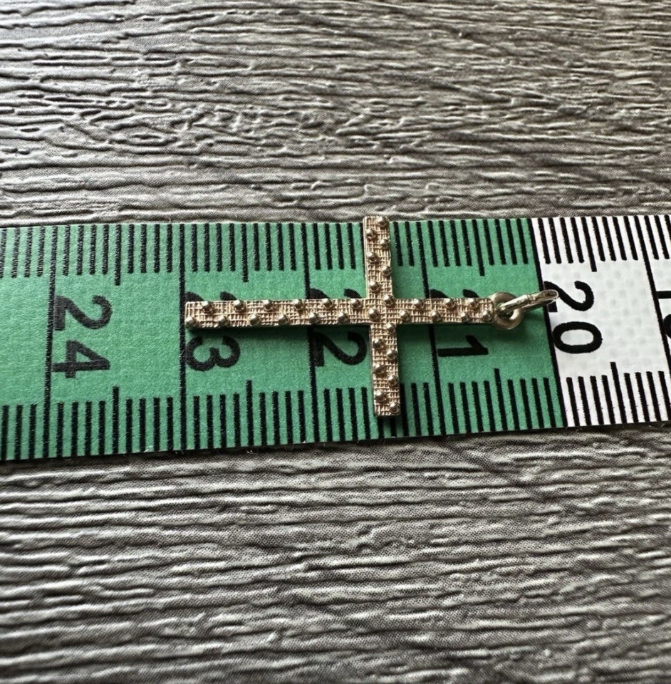 9ct Yellow Gold Cross | eBay UK