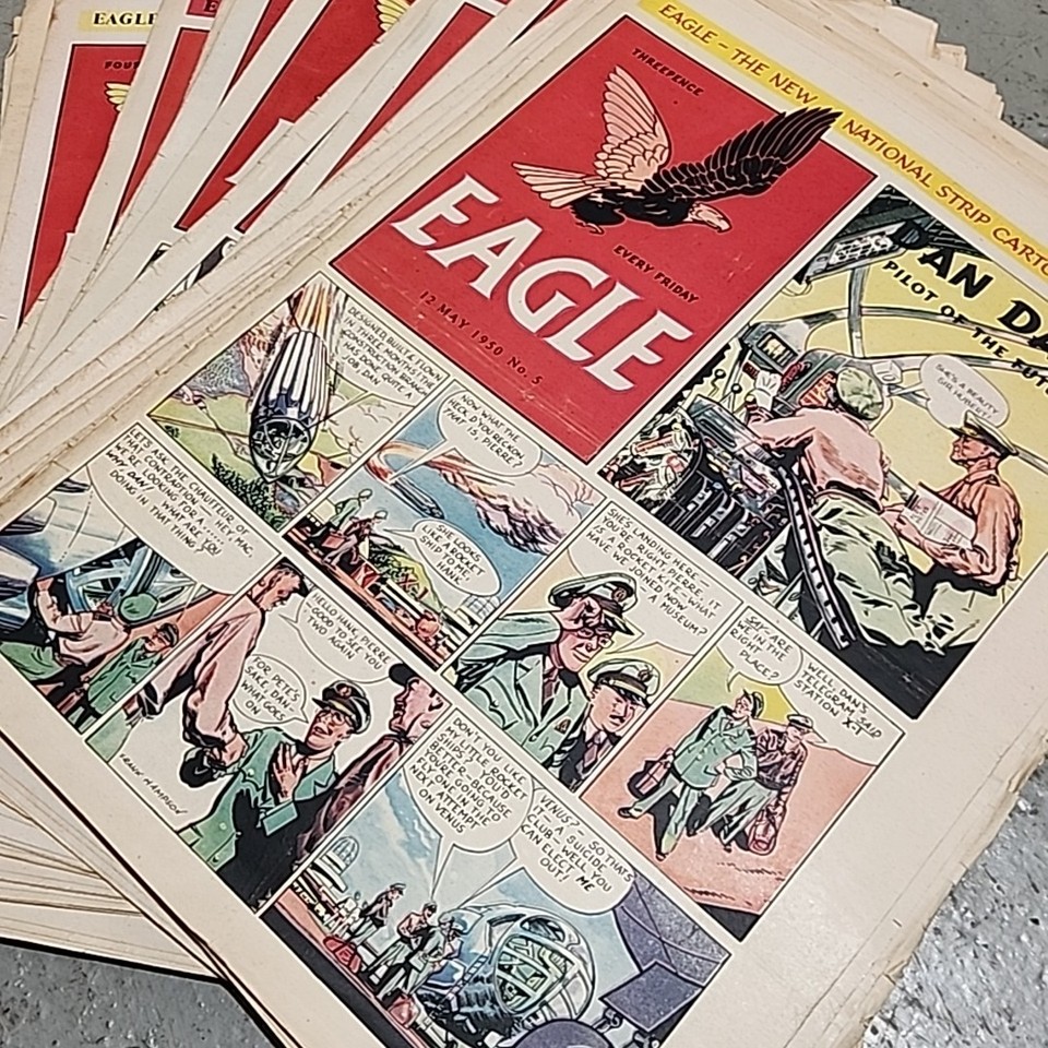 39x Eagle Comic V01 1960 Set Collection Lot | eBay UK
