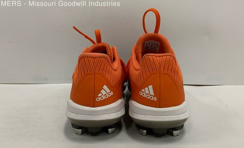 ADIDAS Adizero Afterburner 6 Orange Black Metal Spike Baseball Cleats ...