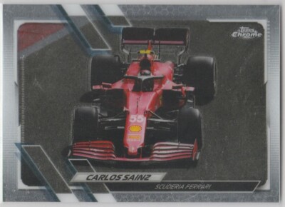 2021 Topps Chrome Formula 1 #107 Carlos Sainz Scuderia Ferrari | eBay