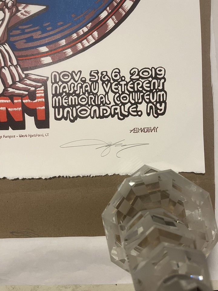 DEAD & COMPANY/2019/ NASSAU COLISEUM/ “A Swell Dance Concert” poster ...