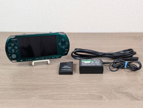 Very Good Sony PSP-3000 Spirited Green Rare Color Tested PlayStation ...