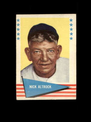1961 Fleer Baseball #003 Nick Altrock STARX 4 VG/EX (LS809000) | eBay