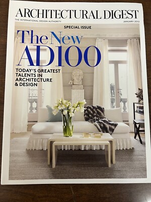 January, 2012 Architectural Digest Magazine The New AD100 | eBay