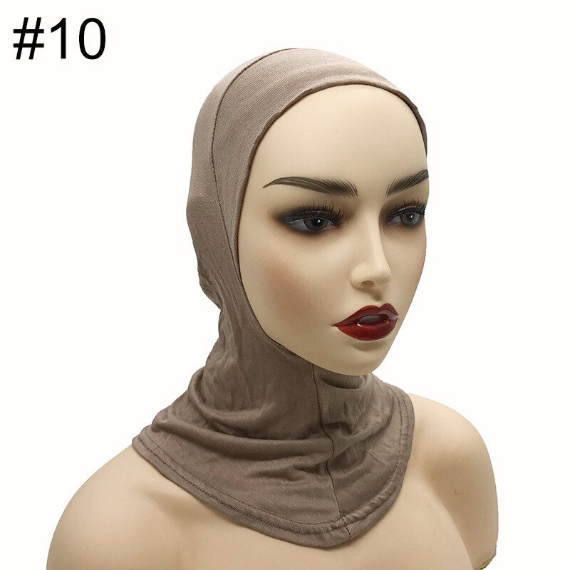 Women's Under Scarf Hat Cap Bone Bonnet Ninja Hijab Islamic Neck Covers Muslim | eBay