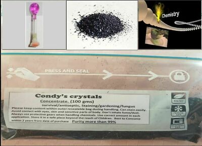 potassium permanganate Condy's crystals concentrate Fast Free Shipping ...