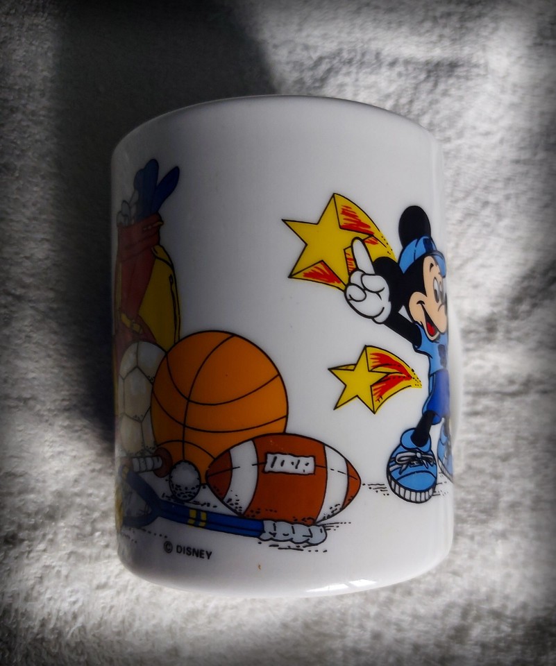 Disney 'Team Mickey' sports theme coffee tea cup mug - Mickey Mouse ...