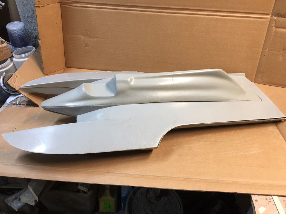 46" HYDROPLANE RC MODEL BOAT HULL KIT - ‘76 Miss US - w/Rear Wing USA ...