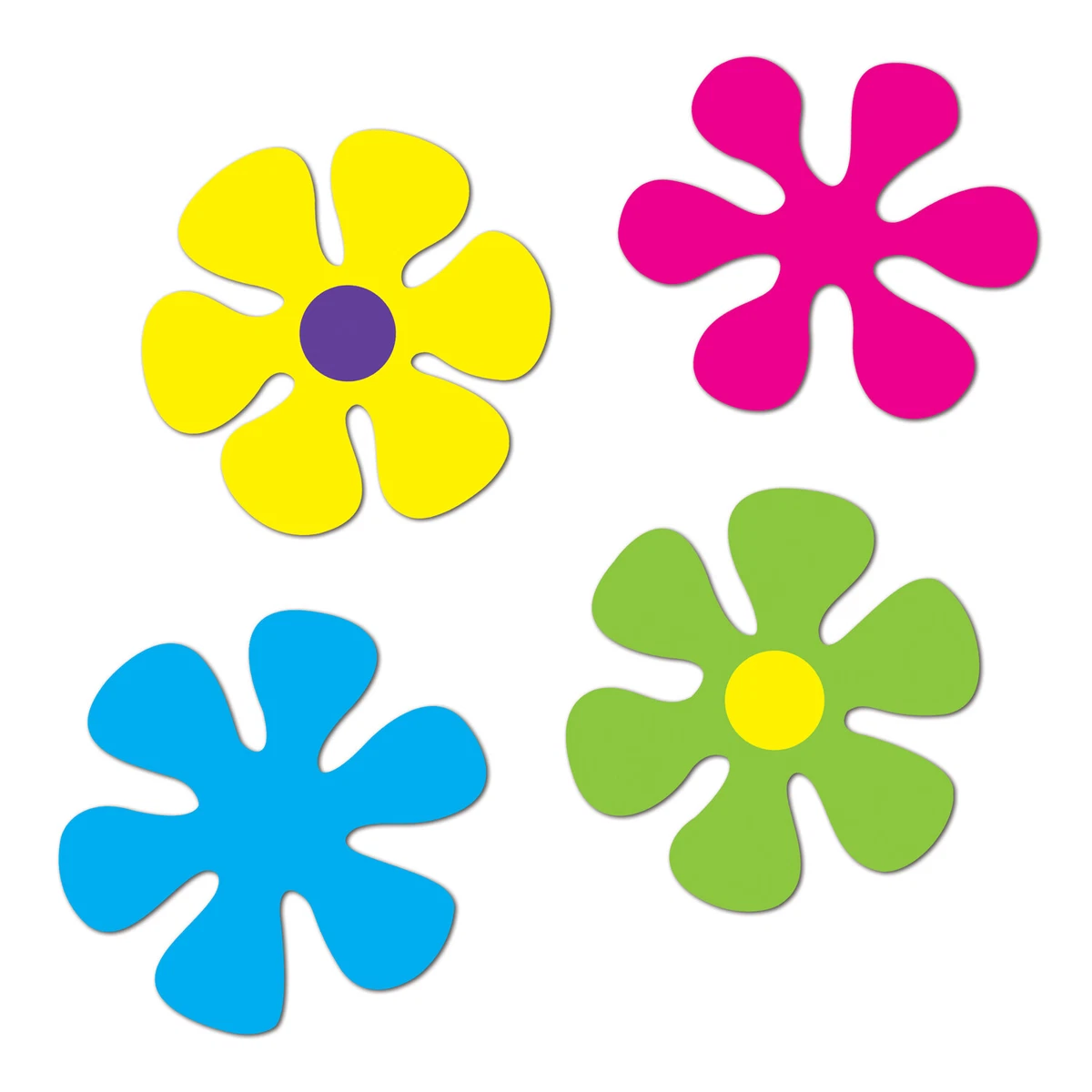 70s Flowers Clip Art