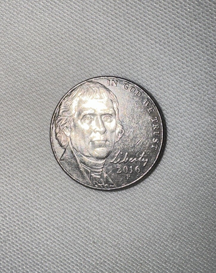 2016 P Jefferson Nickel Strikethrough Reverse Errors | eBay