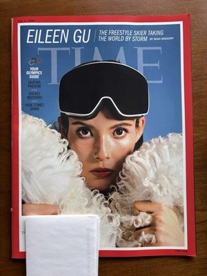 TIME Magazine Eileen Gu Cover Milan Cortina Winter Olympics FEB 9, 2026 ...