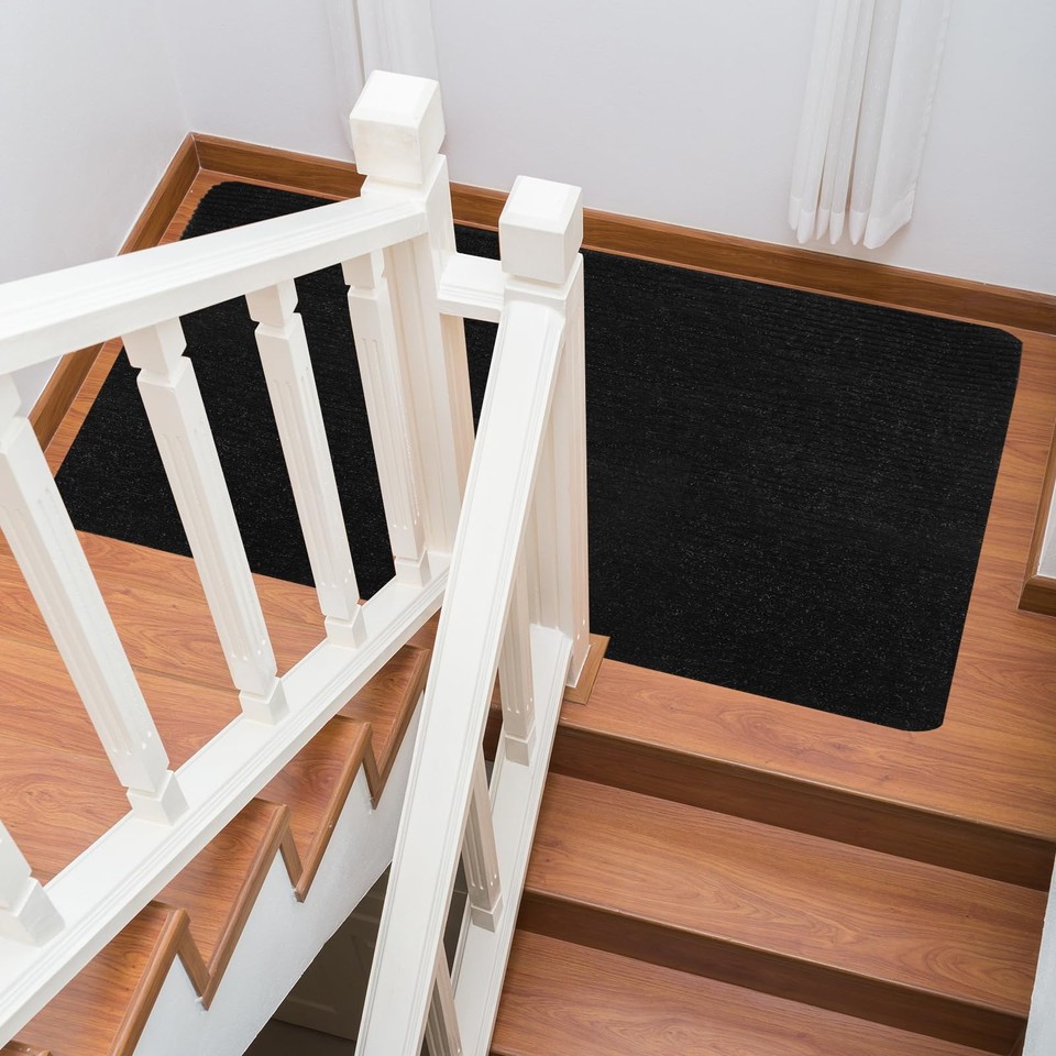 2 Pack Carpet Stair Treads Mat 31 Inch x 31 Inch Square Stair Landing ...