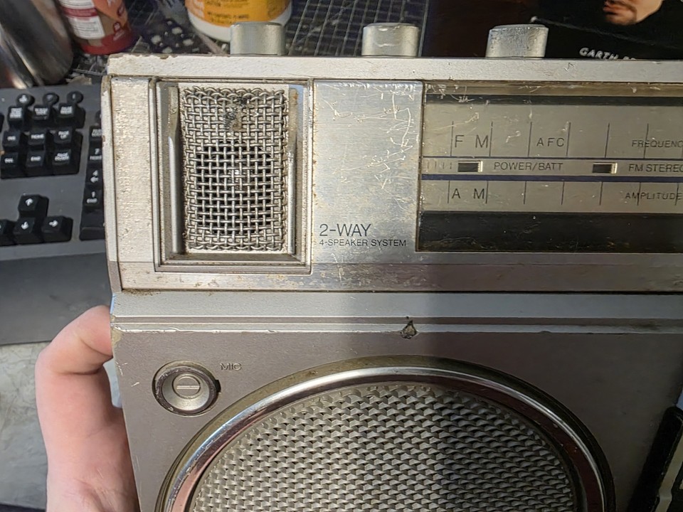 Panasonic Ambience Boom Box Metal RX-5015 Vintage Cassette Player needs ...