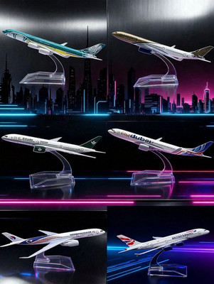 16CM AIRBUS BOEING Metal Die Cast DESK Plane Model Aircraft Toy ...