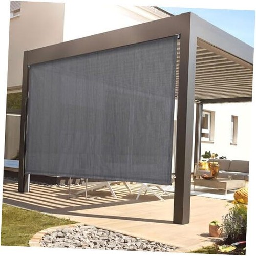 Outdoor Roller Shade Blinds Roll Up Shade, Exterior Roller Shade Chain ...