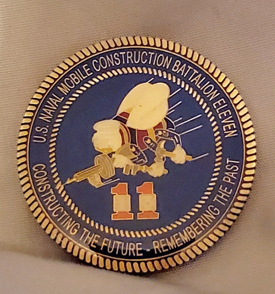 Naval Mobile Construction Battalion NMCB 11 SEABEE MOH USN Navy ...