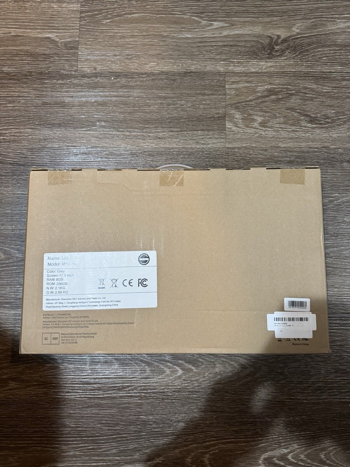 SGIN M17 Pro Laptop 17.3" Intel Celeron J4105 8GB DDR4 256GB SSD ...