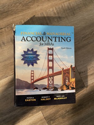 Financial & Managerial Accounting for MBAs - Textbook Binding - VERY ...