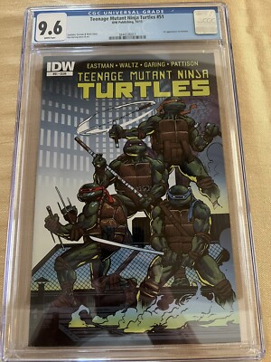 Teenage Mutant Ninja Turtles 51 CGC 9.6 WP 1st First Appearance of ...
