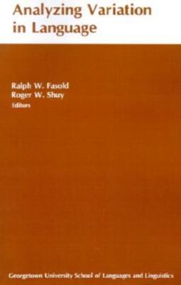 Analyzing Variation In Language: Papers From The Second Colloquium On New W... 9780878402076| eBay