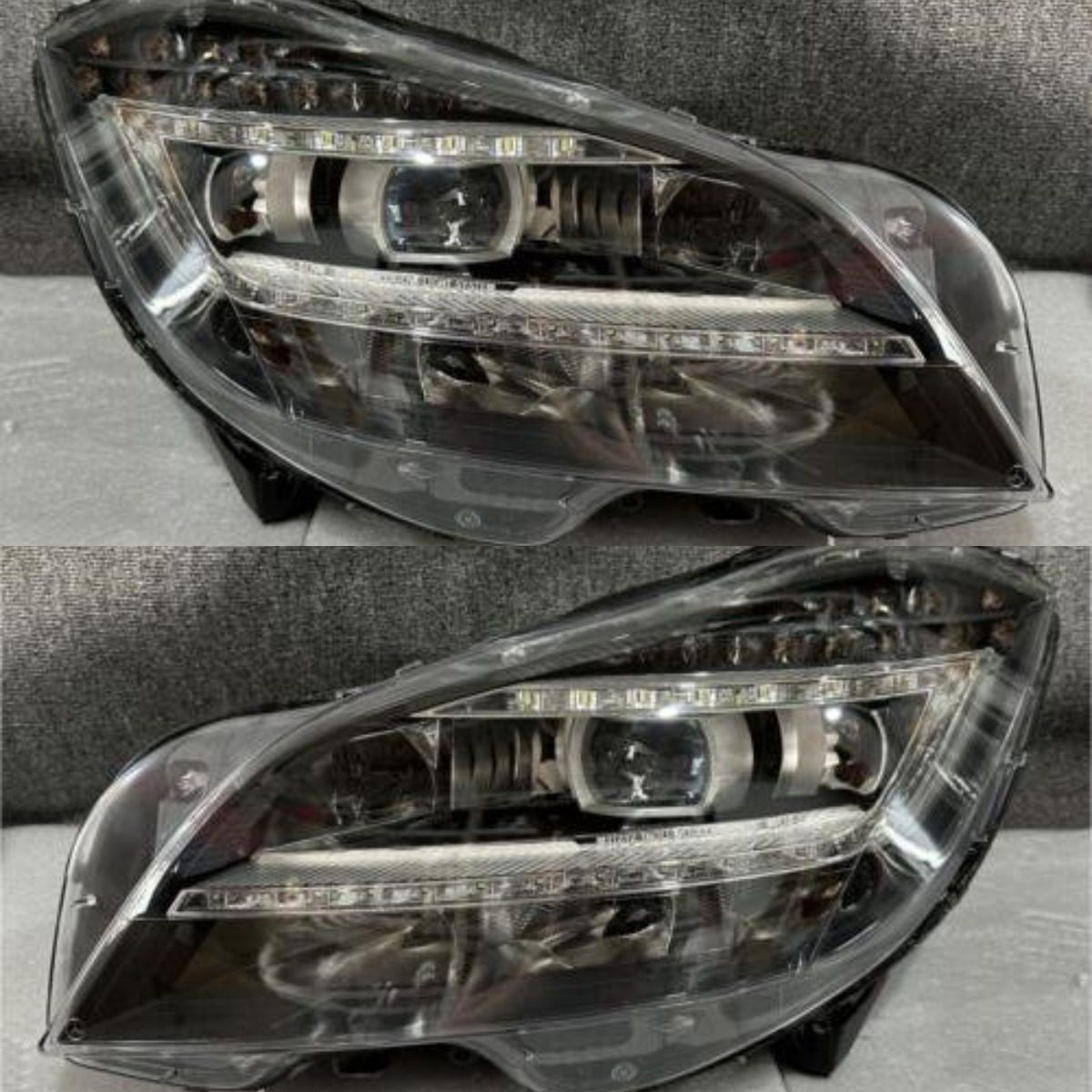 Mercedes Benz CLS500 CLS550 CLS63AMG W218 left & Right LED Headlights ...