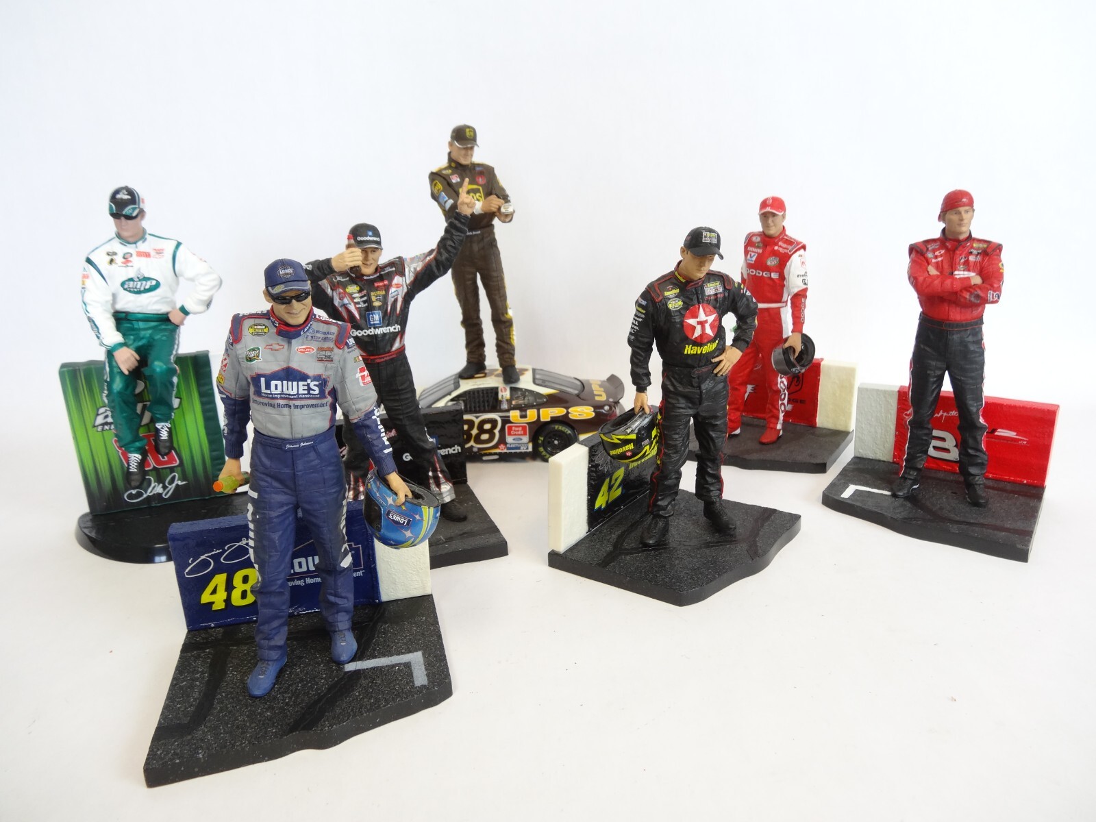 Lot of 7 Action McFarlane NASCAR Loose Figures