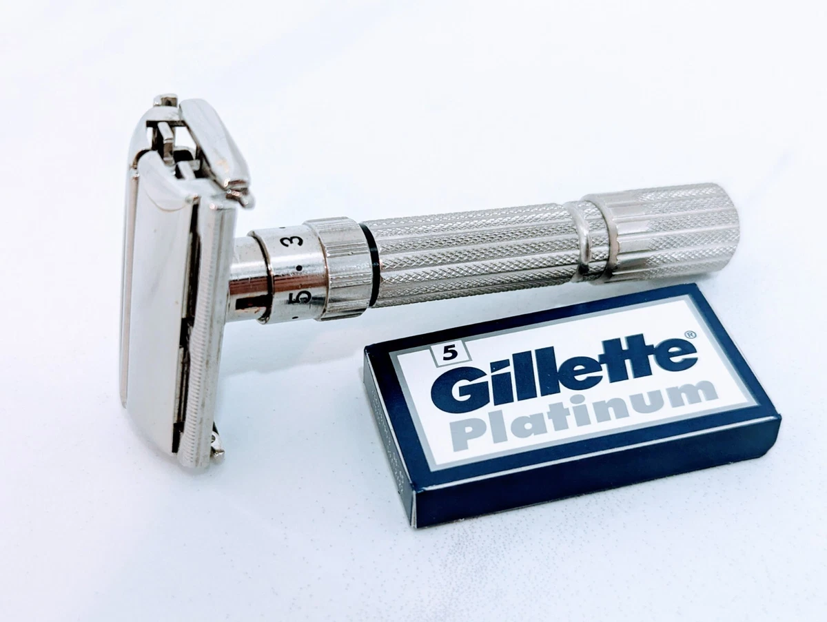 Vintage Gillette Fatboy Safety Razors