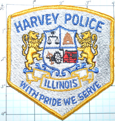 ILLINOIS, HARVEY VINTAGE POLICE DEPT PATCH | eBay