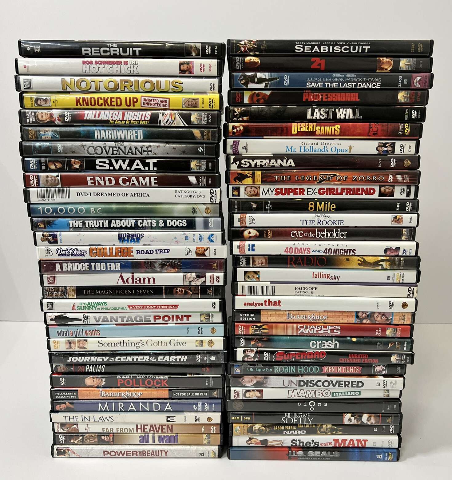 Lot of 60 DVDs - Bulk DVD Lot - Assorted A-List DVD Movies | eBay