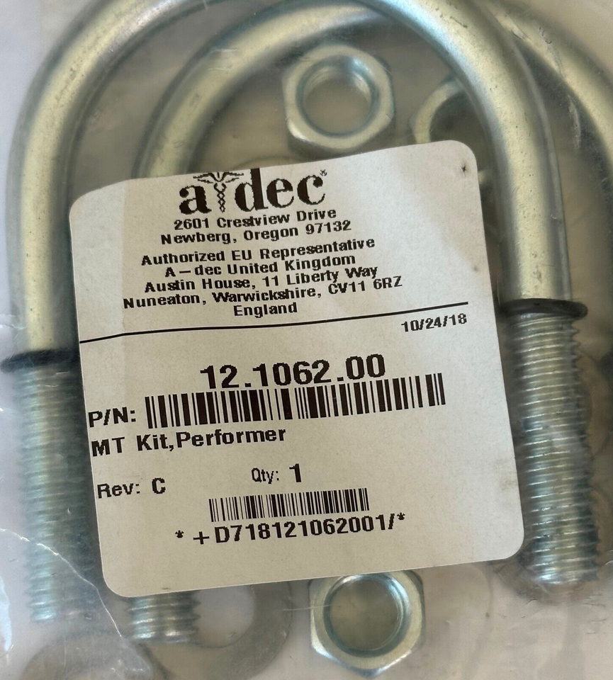 Adec 12.1062.00, Adec Performer Dental Chair Mounting Kit | eBay