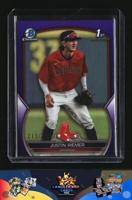 2023 Bowman Draft Justin Riemer /250 | eBay