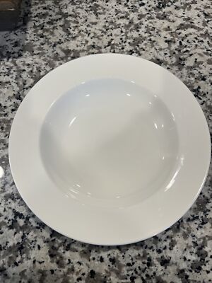 Folio Alpha Ceramic Plate Dish, White, Round Plate | eBay