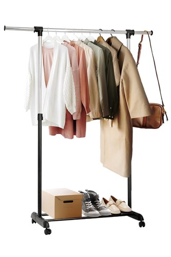 Clothing Rack with Wheels for Hanging Clothes | Extendable and ...