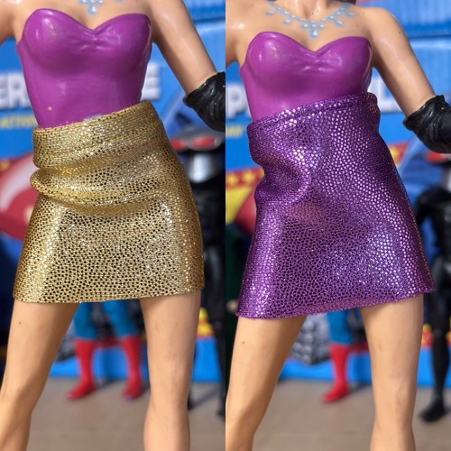 Custom WWF WWE LJN Miss Elizabeth Liz Purple & Gold Skirt Set (skirt ...