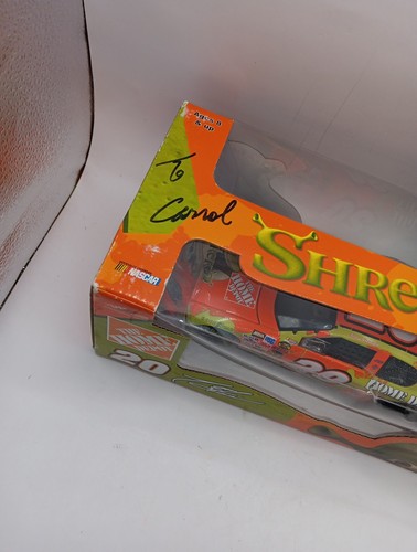 Autographed - 2004 #20 TONY STEWART 1/24 HOME DEPOT / SHREK 2 MONTE ...