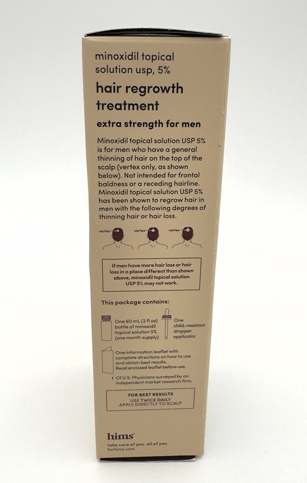 HIMS HAIR REGROWTH TOPICAL SOLUTION - 2oz NEW, SEALED 08/26 Exp. | eBay